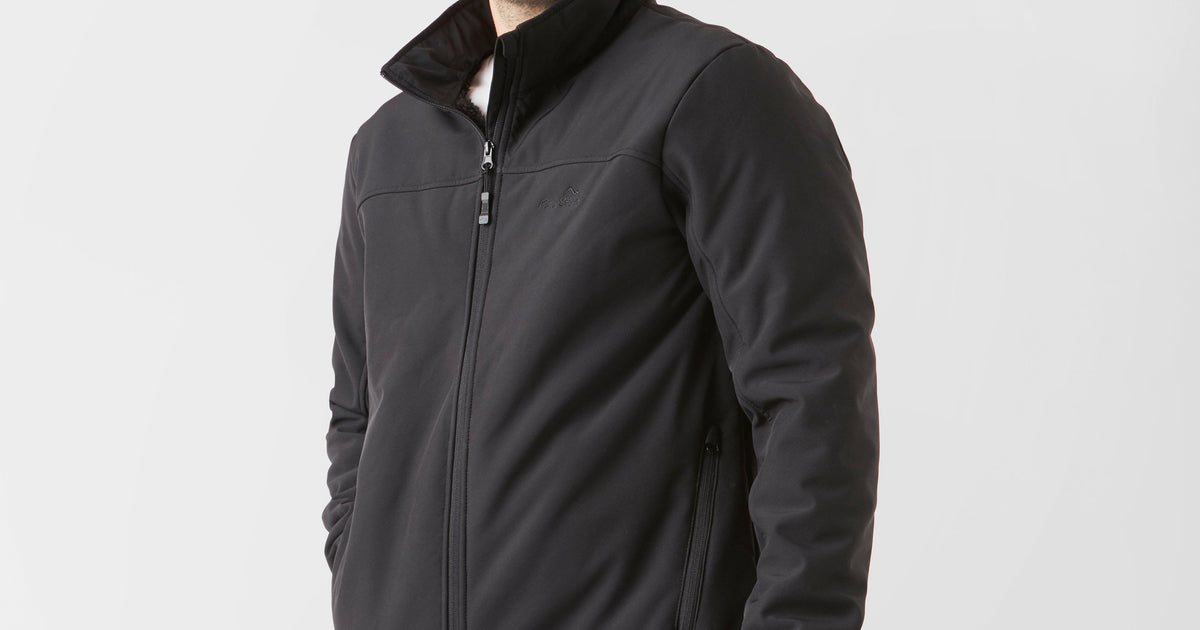 Black Peter Storm Men's High Loft Softshell Jacket – Blacks