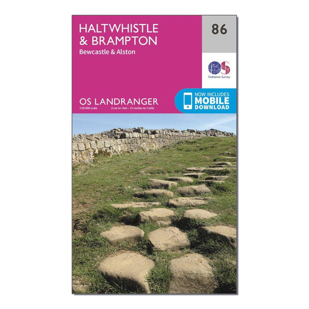 Ordnance Survey Landranger 86 Haltwhistle & Brampton, Bewcastle ...