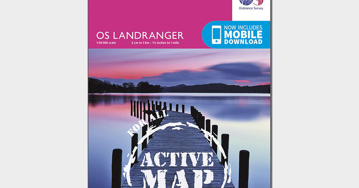 Ordnance Survey Landranger Active 97 Kendal, Morecambe, Windermere ...