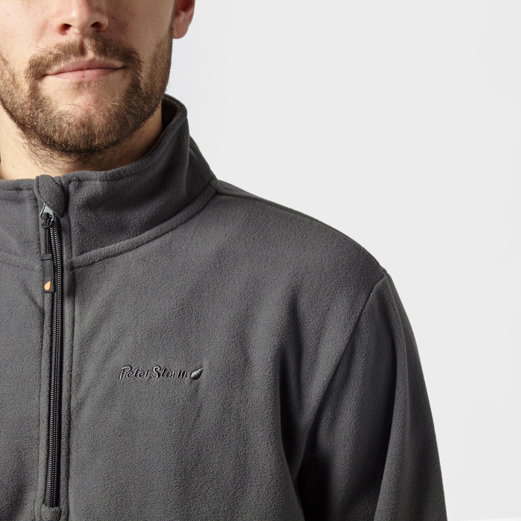Grey Peter Storm Men’s Ullswater Half-Zip Fleece – Blacks
