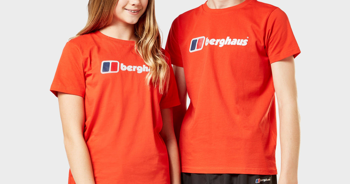 Red Berghaus Kids Logo T-Shirt – Blacks