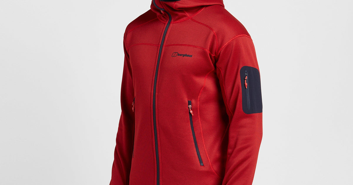 Red Berghaus Privitale 2.0 Extreme Full Zip Hoodie – Blacks