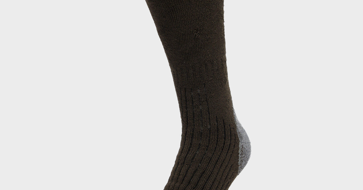 Grey Brasher Men’s Hiker Crew Socks – Blacks