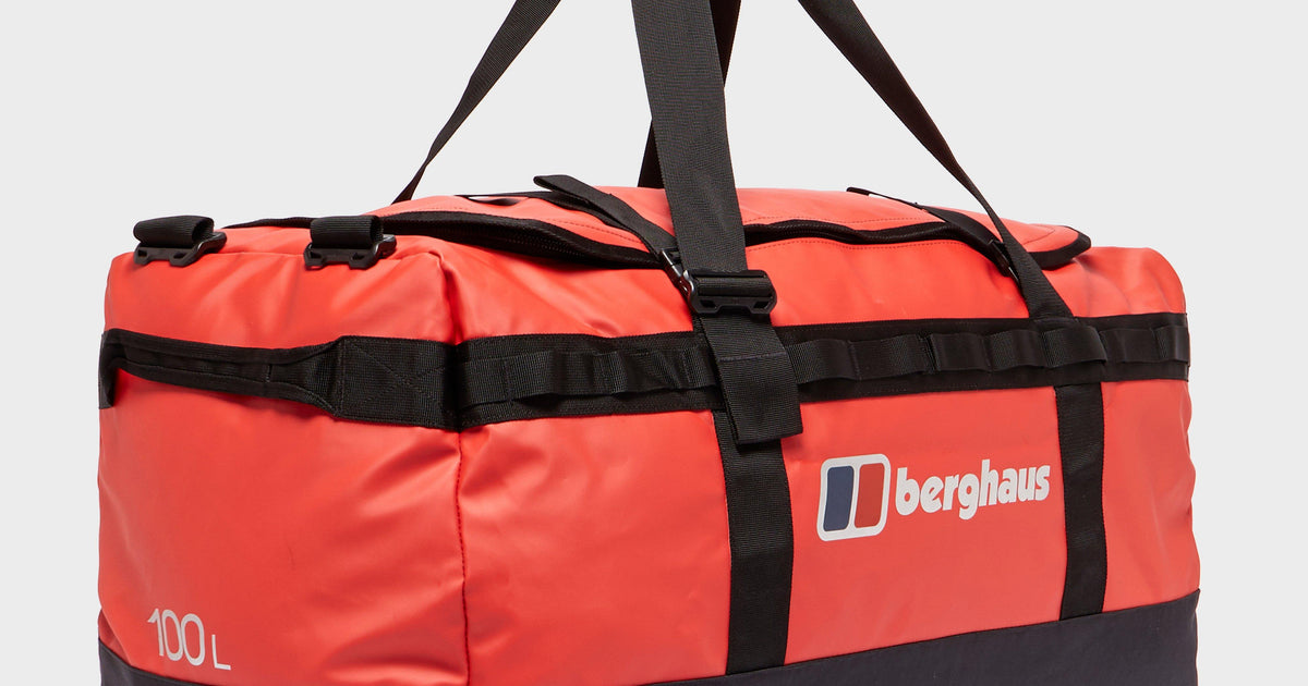 Red Berghaus 100L Holdall – Blacks