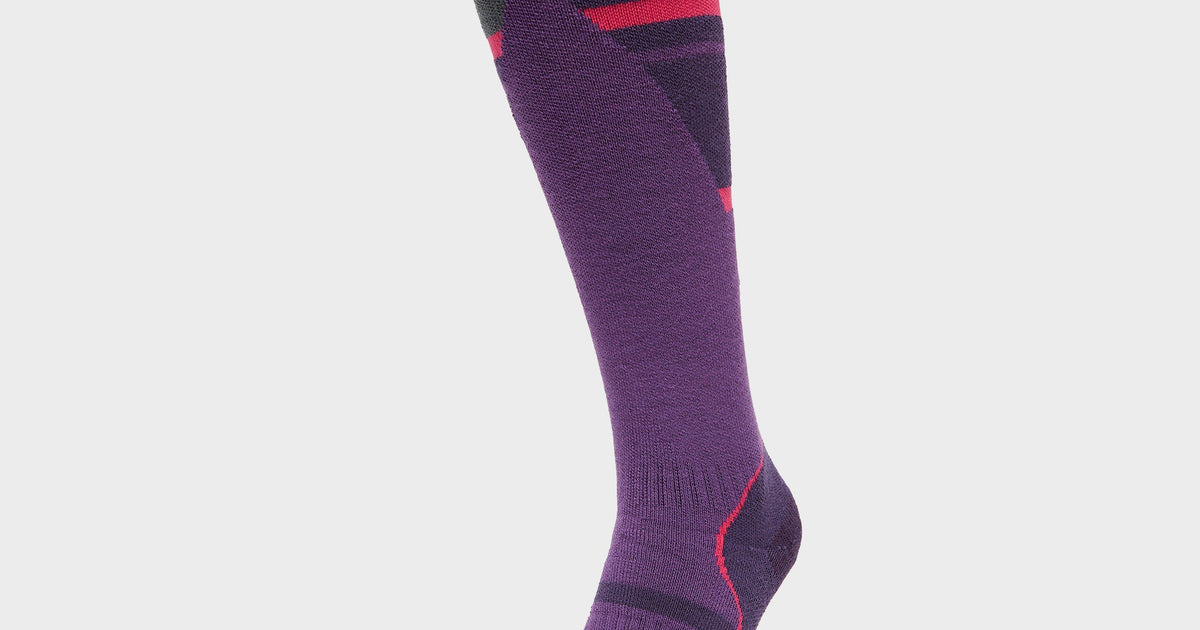 Purple Bridgedale Children's Ski Mountain Junior Merino Endurance Ov ...