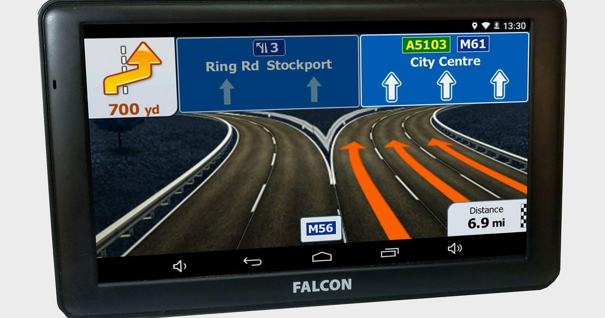 Black Falcon Navi Explorer 7" Sat Nav – Blacks