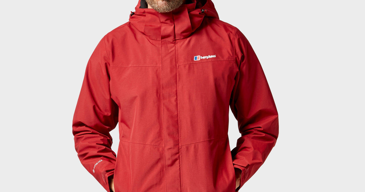 Red Berghaus Men's Maitland GORE-TEX® IA Waterproof Jacket – Blacks