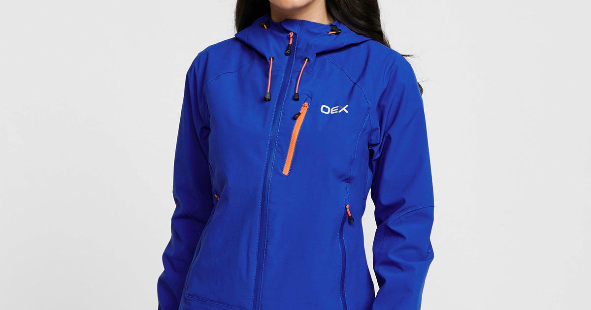 Blue OEX Women's Fortitude Waterproof Jacket – Blacks