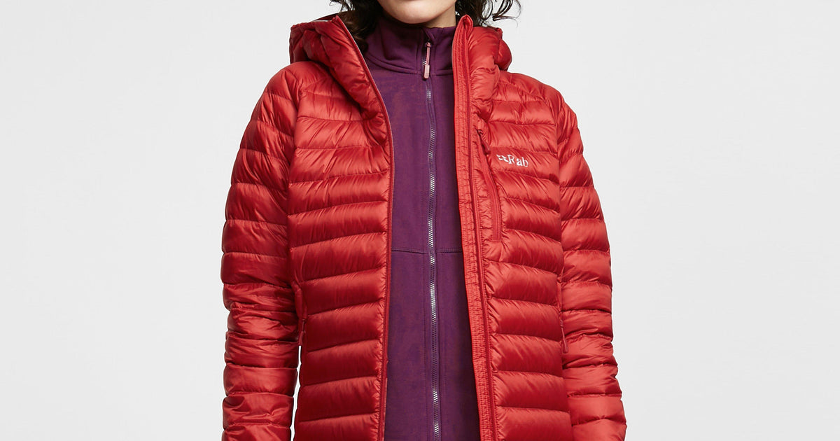 Red Rab Women's Microlight Alpine Down Jacket – Blacks