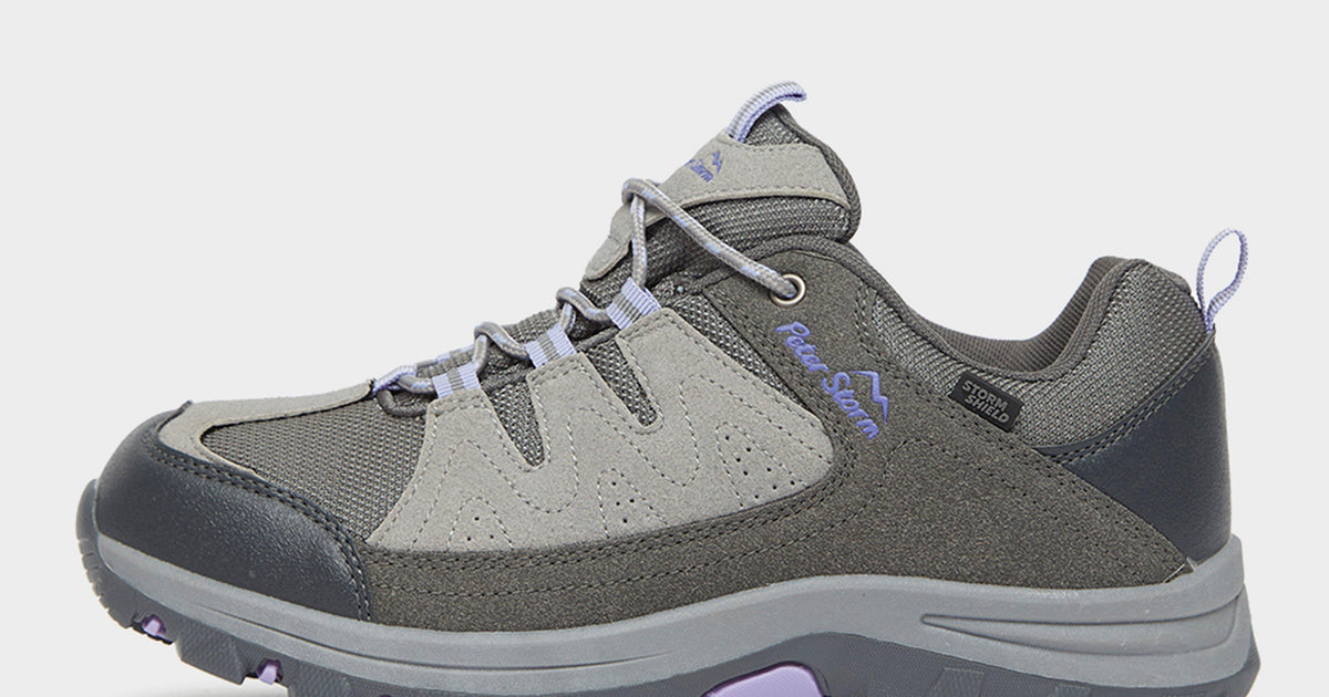Grey Peter Storm Women’s Howden Walking Shoe – Blacks