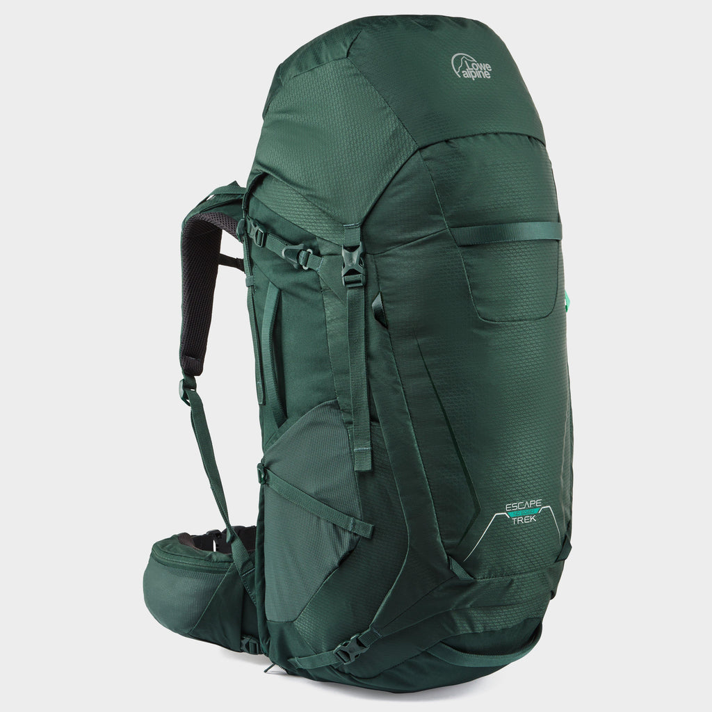 Green Lowe Alpine Escape Trek 50:60 Rucksack – Blacks