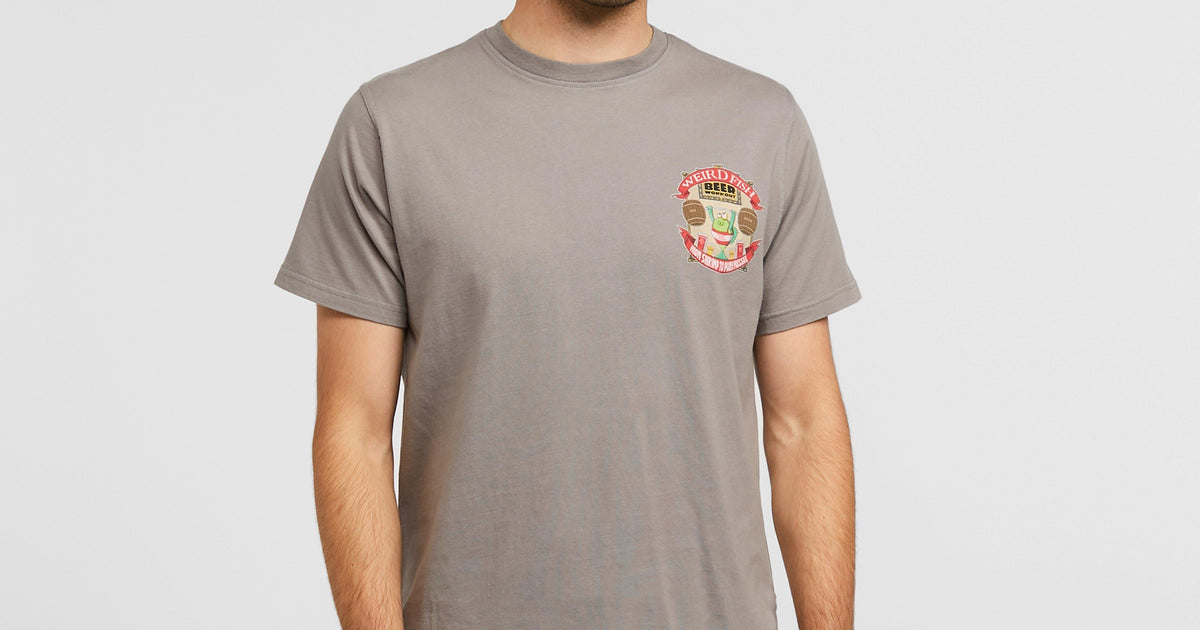 Grey Weird Fish Men’s Pure Mussel T-Shirt – Blacks