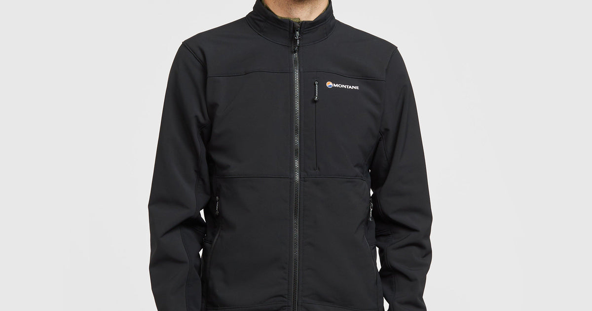 Black Montane Men’s Krypton Softshell Jacket – Blacks
