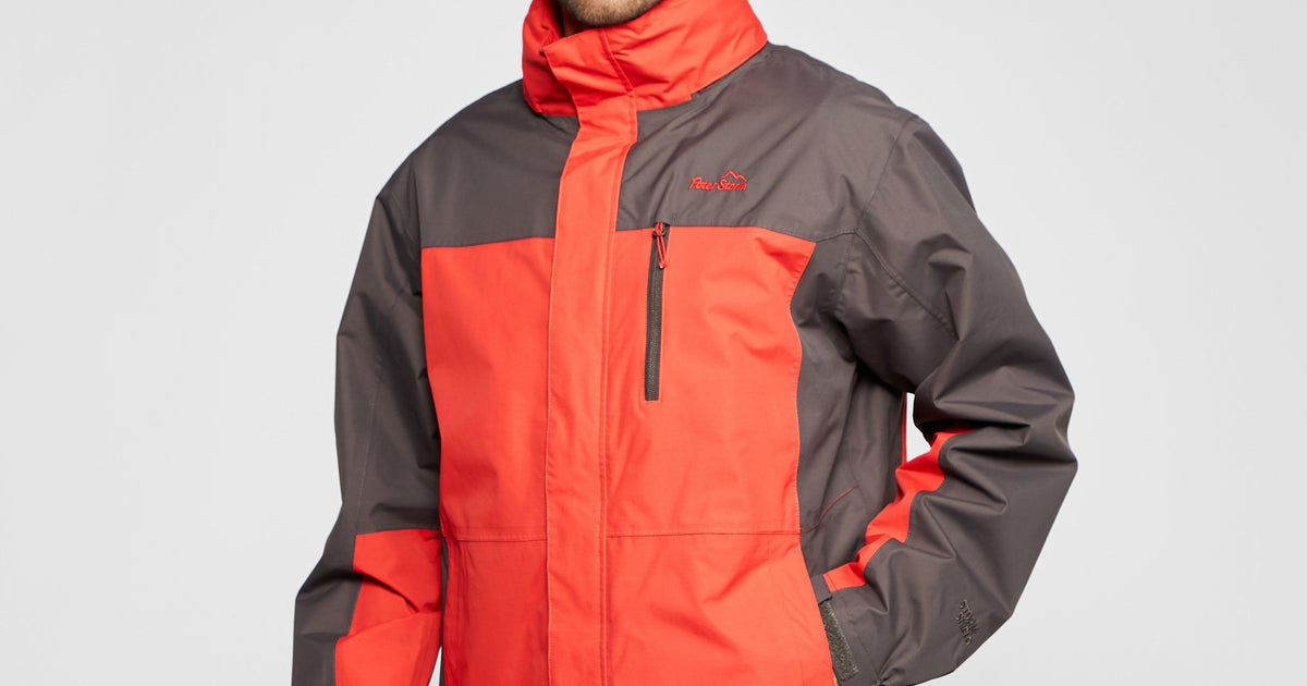 Red Peter Storm Men’s Pennine Jacket – Blacks