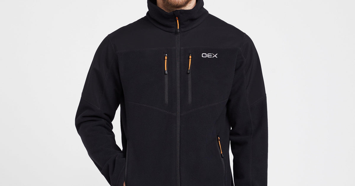 Black OEX Men’s Torbeg Windproof Fleece – Blacks