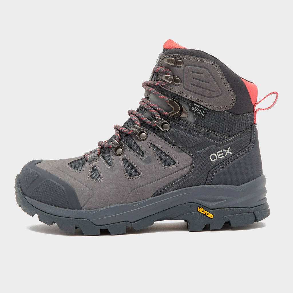 Grey OEX Women’s Crusade Waterproof Mid Walking Boot – Blacks