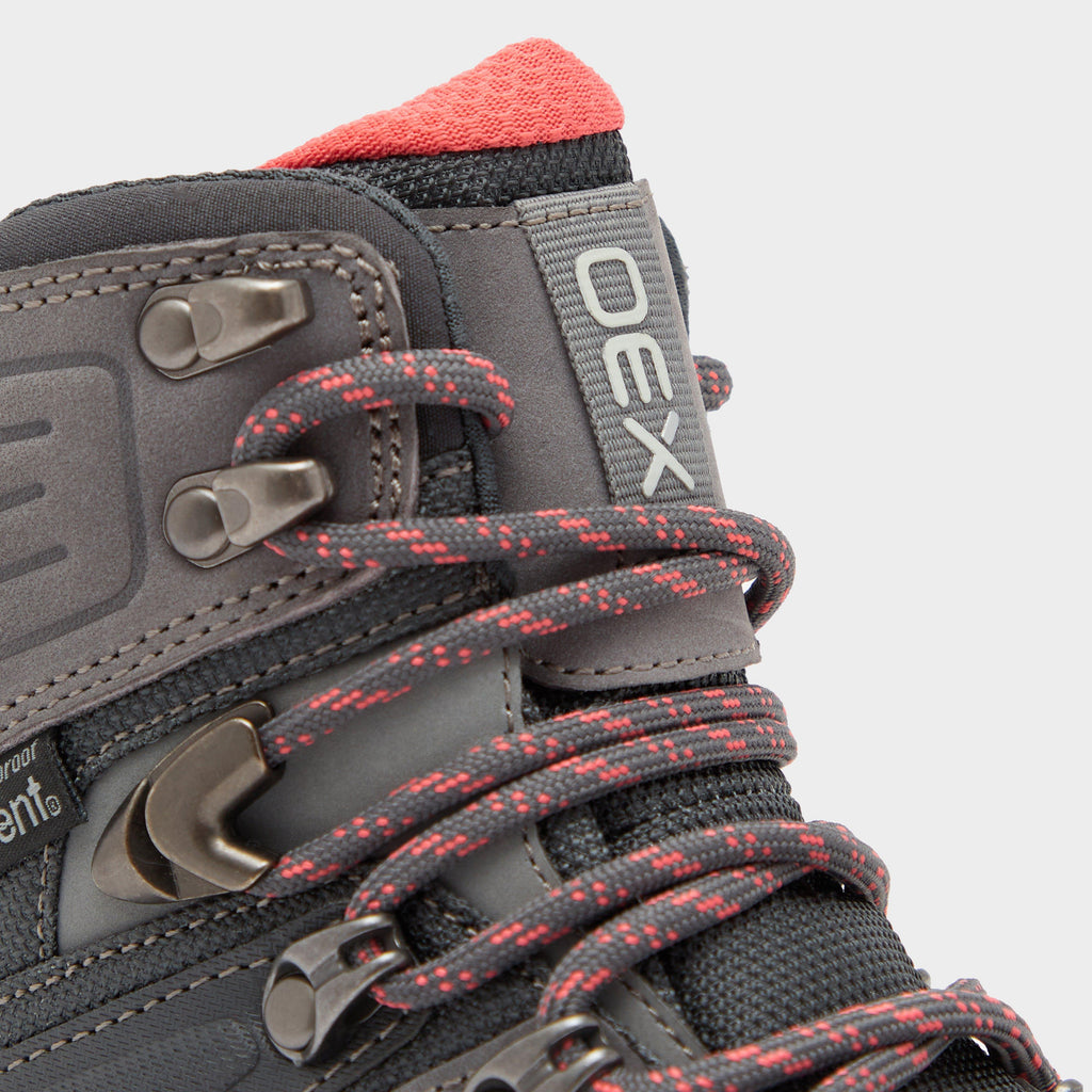 Grey OEX Women’s Crusade Waterproof Mid Walking Boot – Blacks