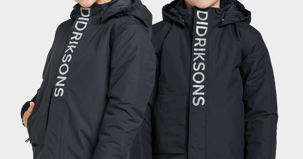 Black Didriksons Kids’ Rio Jacket – Blacks