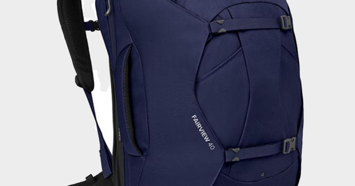 Navy Osprey Women's Fairview 40L Travel Backpack – Blacks