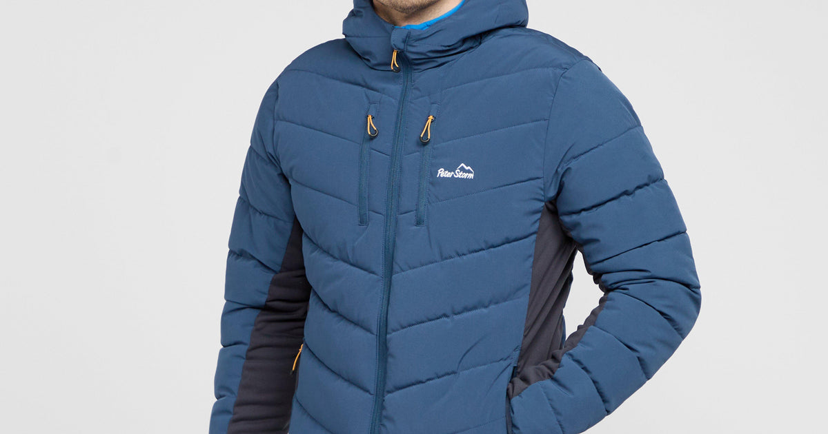 Blue Peter Storm Men’s Ingleton Hybrid Jacket – Blacks
