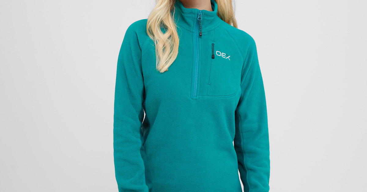 Blue OEX Women’s Ardmore Half Zip Fleece – Blacks