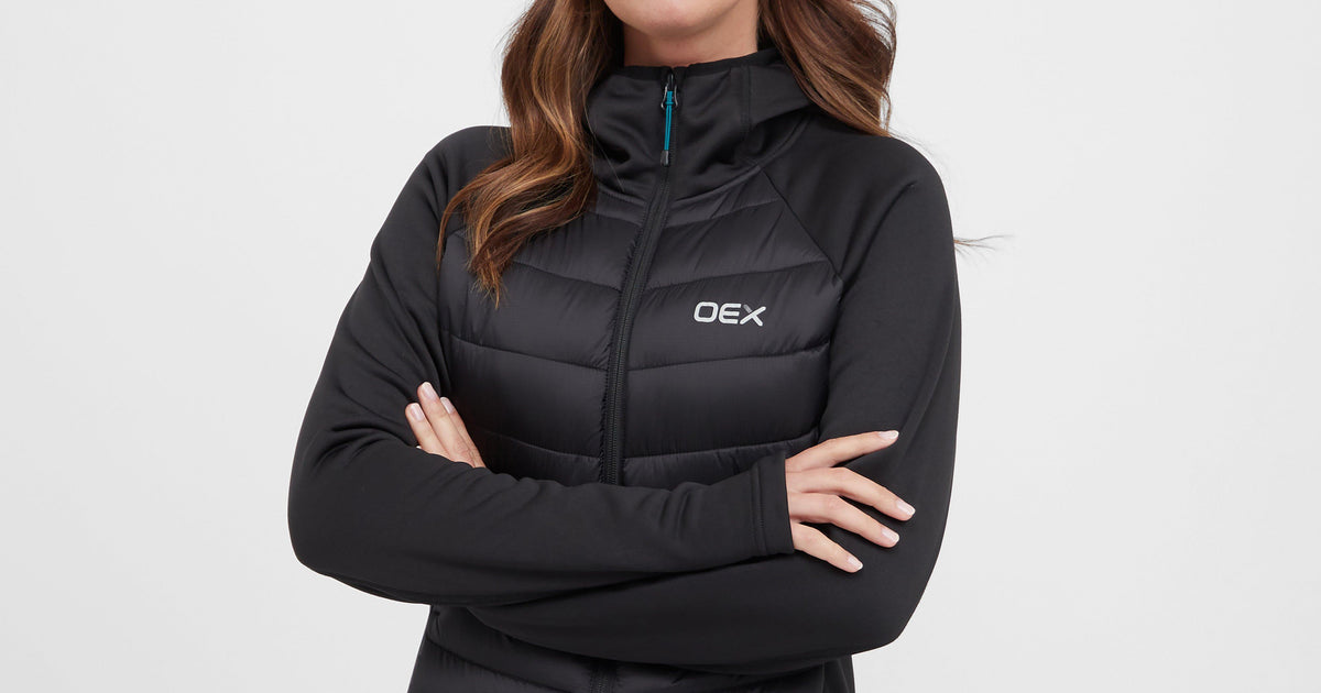 Black OEX Women’s Barra Hybrid Jacket – Blacks