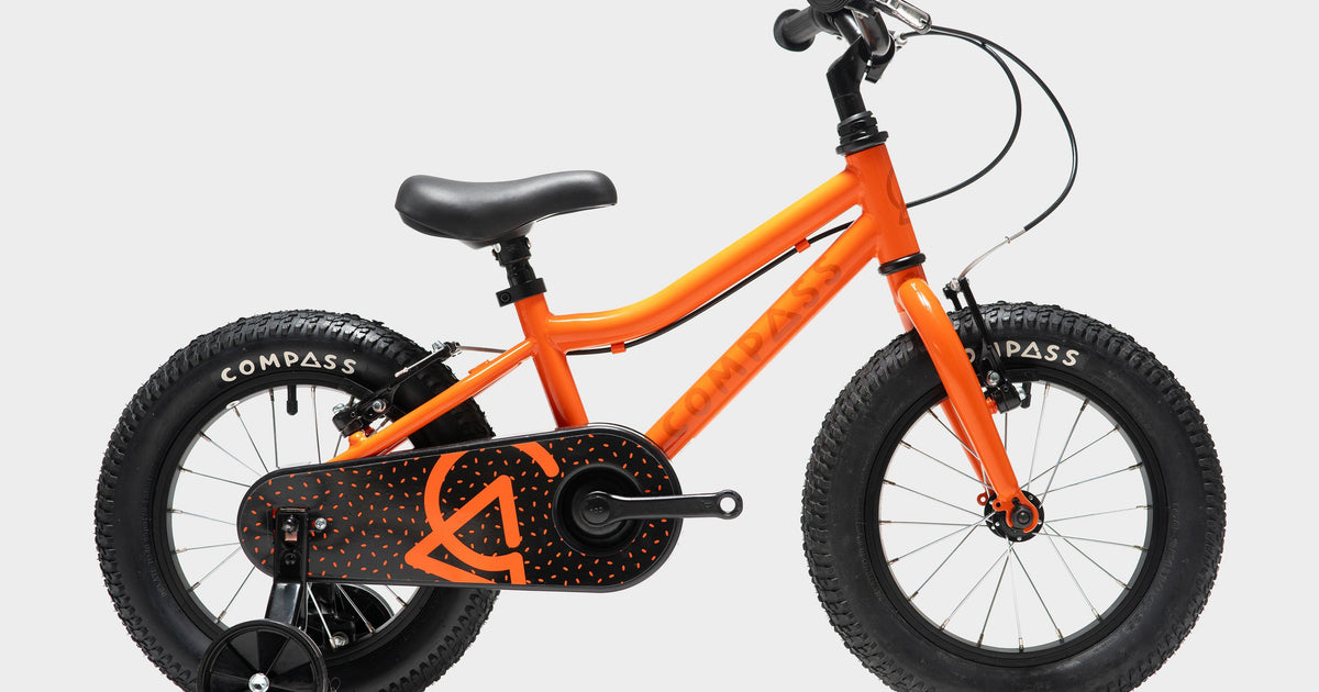 Orange Compass Freedom 14” Kids’ Bike – Blacks