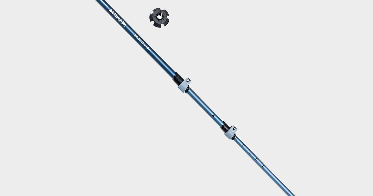 Blue Eurohike Traverse Walker Quick Lock System Walking Pole – Blacks