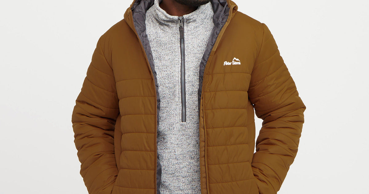 Brown Peter Storm Men's Blisco III Hooded Jacket – Blacks