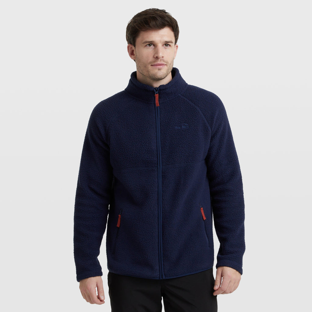 Navy Peter Storm Men’s Glen Full Zip Fleece – Blacks