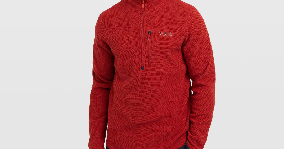 Red Rab Men’s Quest 2.0 Pull-On Fleece – Blacks