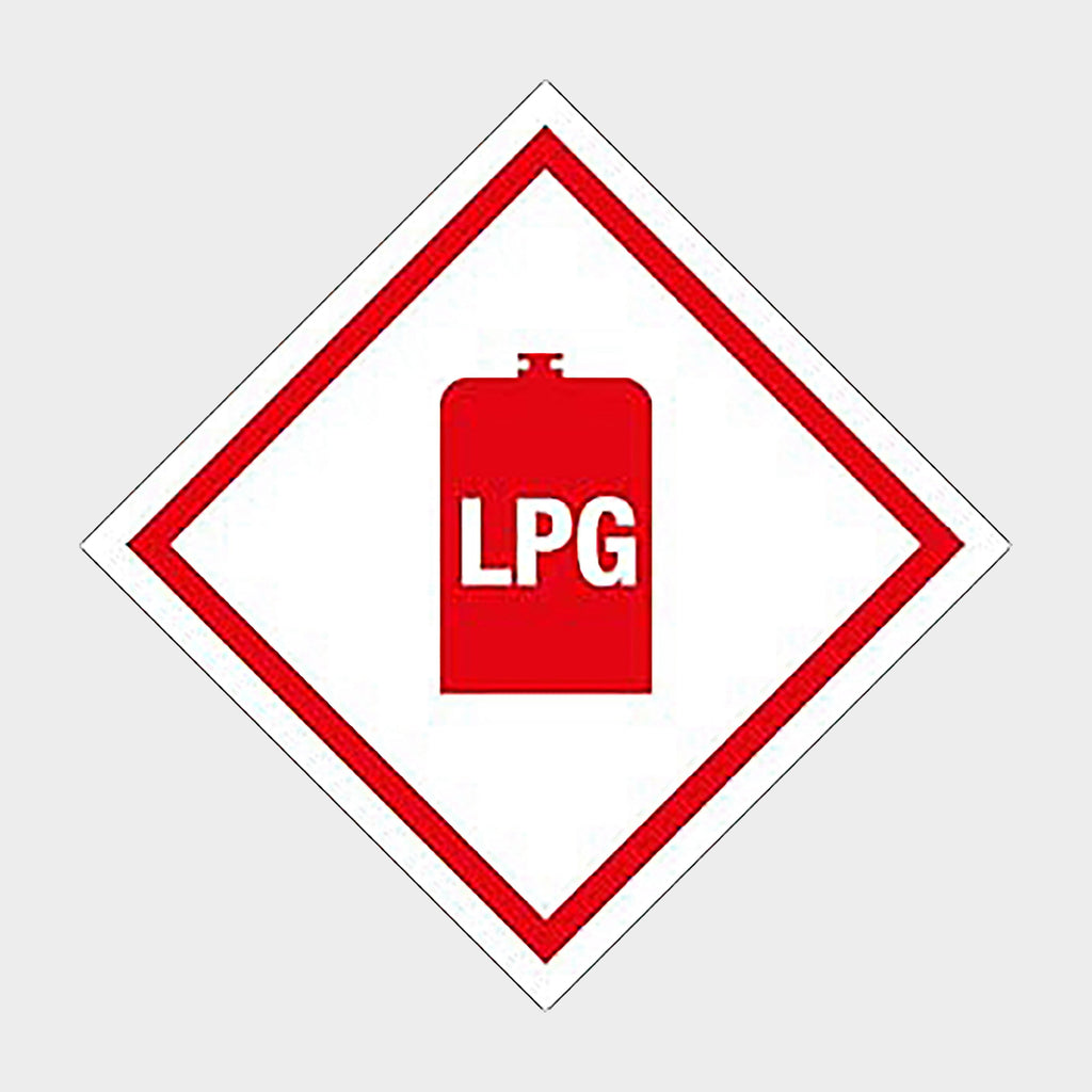 Red Quest LPG Gas Warning Sticker – Blacks